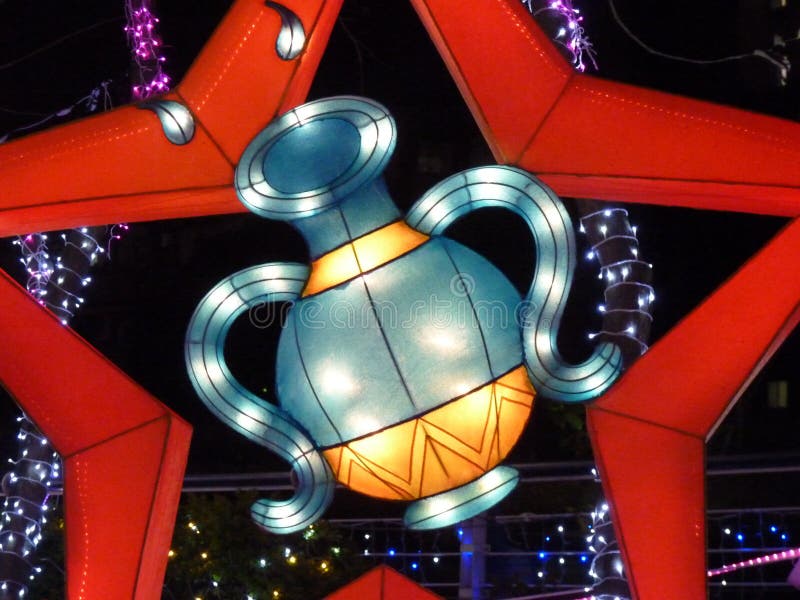 Closeup Shot of a Star Light with a Pitcher Stock Photo - Image of ...