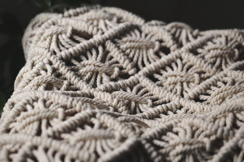 Texture details of macrame stock photo. Image of beautiful - 270431402