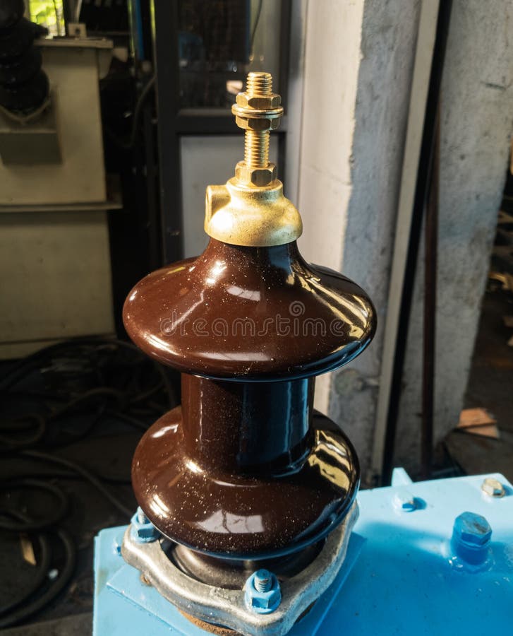 Closeup Shot of Transformer Bushings Having Shell Type Porcelain ...