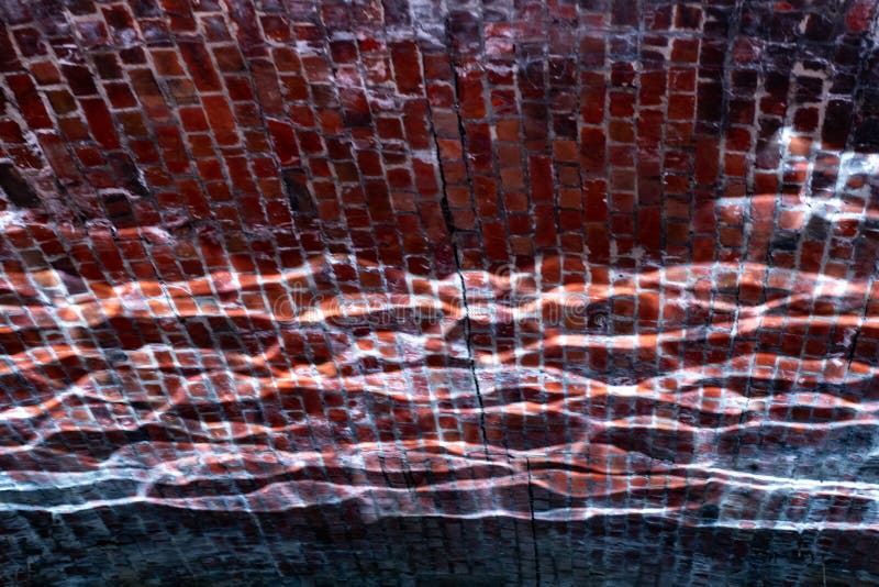 Closeup Shot of Wall with Water Reflection on it Stock Photo - Image of ...