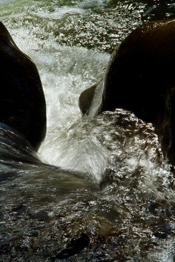 Closeup Shot of Water Movement from a River Stock Photo - Image of fast ...