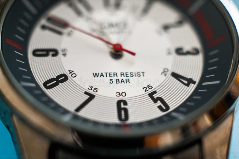 Closeup Shot of a Water-resistant Watch Stock Photo - Image of nature ...