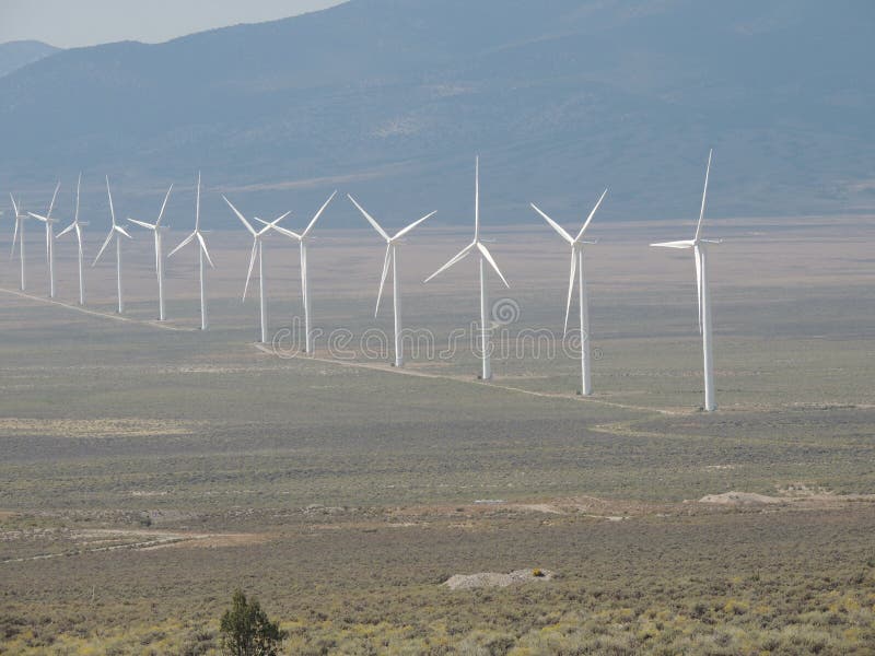 Closeup Shot of Wind Power Turbines Stock Photo - Image of wind, energy ...