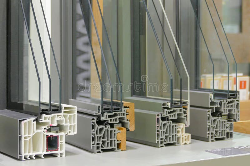 Closeup Shot of Window Frames for Thermo-acoustic Insulation with ...