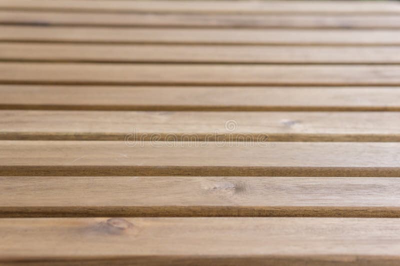 Closeup Shot of a Wooden Table Surface with Horizontal Docks Stock ...