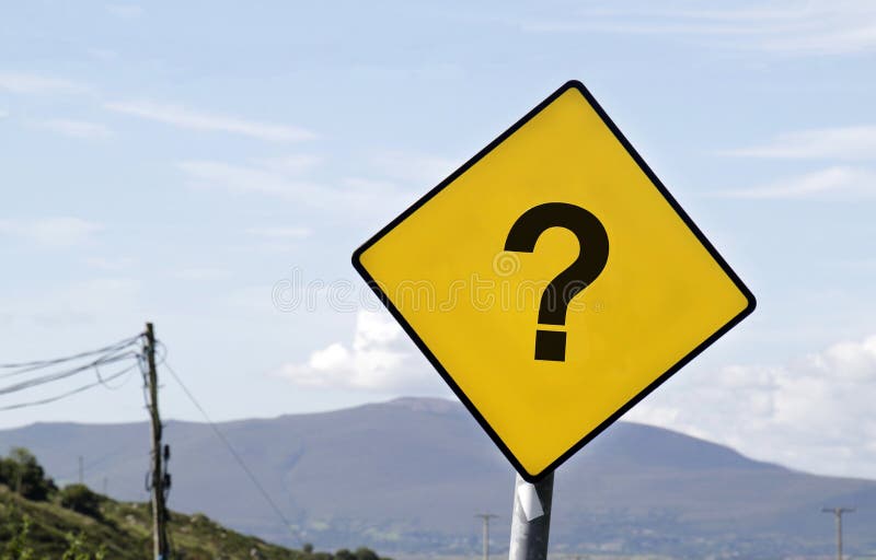 Blue Traffic Sign Question Mark Stock Photos - Free & Royalty-Free ...