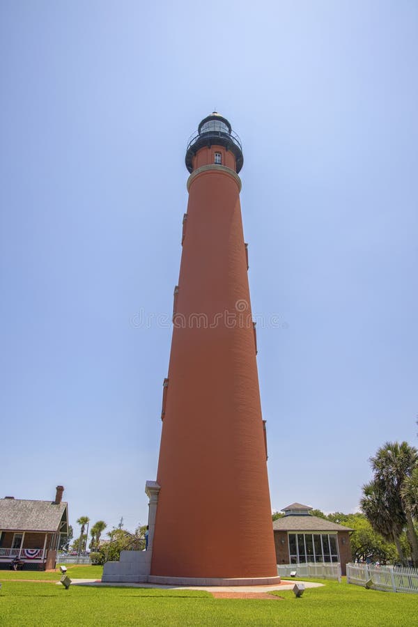 Ponce Inlet Lighthouse, Side View Editorial Photo - Image of attraction ...