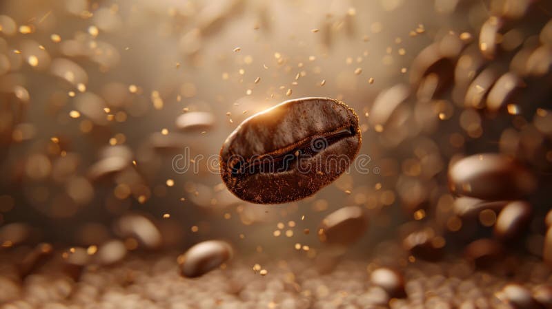 The Coffee Bean Closeup.AI Generated Image Stock Image - Image of ...
