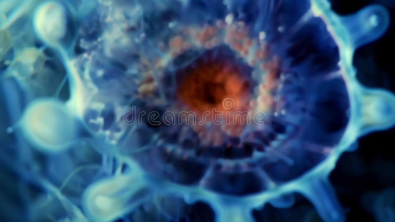 Closeup of a Single Plant Spore Revealing a Complex Structure of Tiny ...