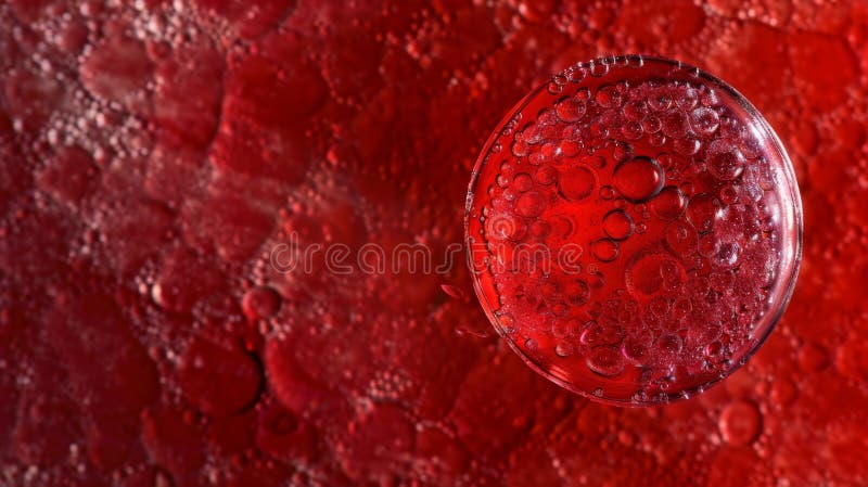 A Closeup of a Single Red Cell Showing Its Disclike Shape and the Bumpy ...