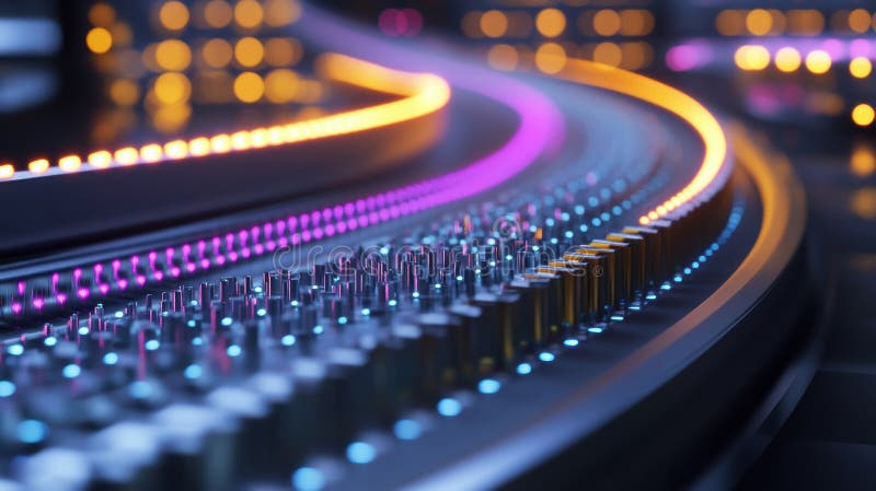 Sleek Automated Transport Pods in Facility Stock Image - Image of ...