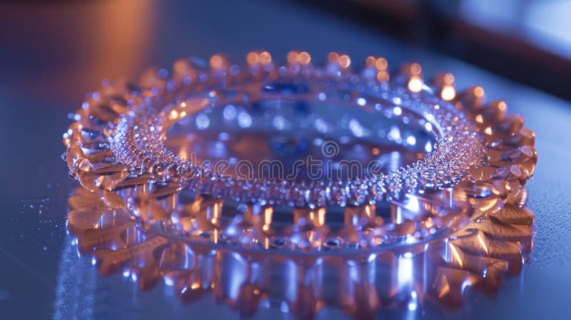 A Closeup of a Small Circular Disc Made from a Magnetic Shape Memory ...