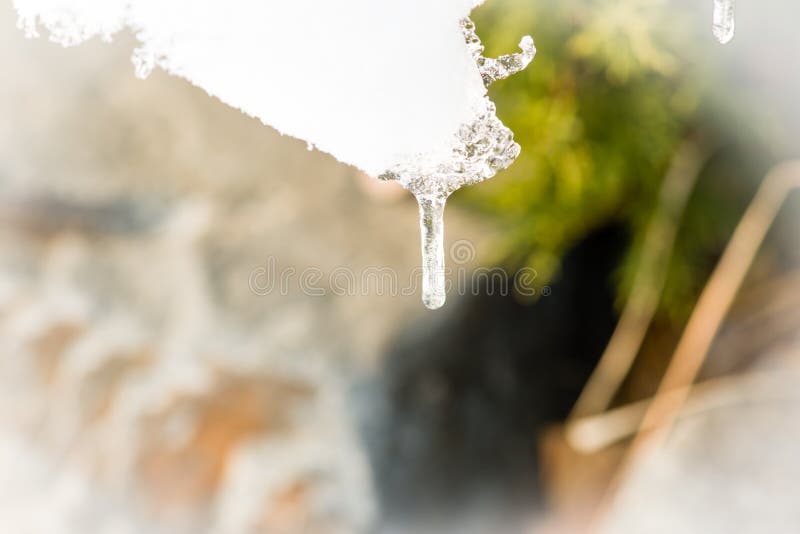 Closeup of Small Ice Droplet Stock Image - Image of freeze, cool: 107670891