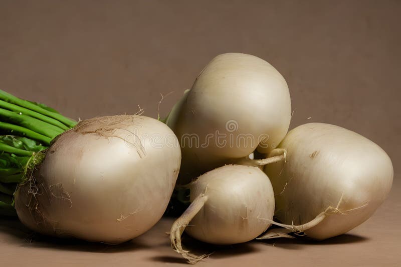 Closeup of a Small Pile of White Turnips Stock Image - Image of healthy ...