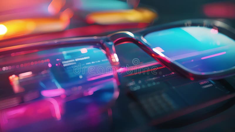 A Closeup of a Highresolution Gaming Monitor Displaying Vibrant and ...