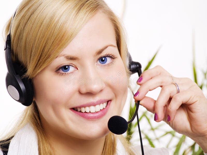 Receptionist stock photo. Image of discussion, communication - 10806056