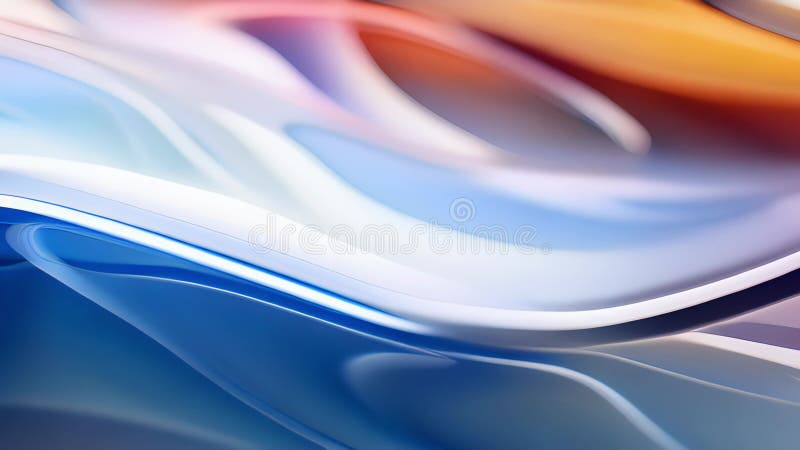 Closeup of a Smooth and Slick Texture of Clear Glass, Reflecting ...