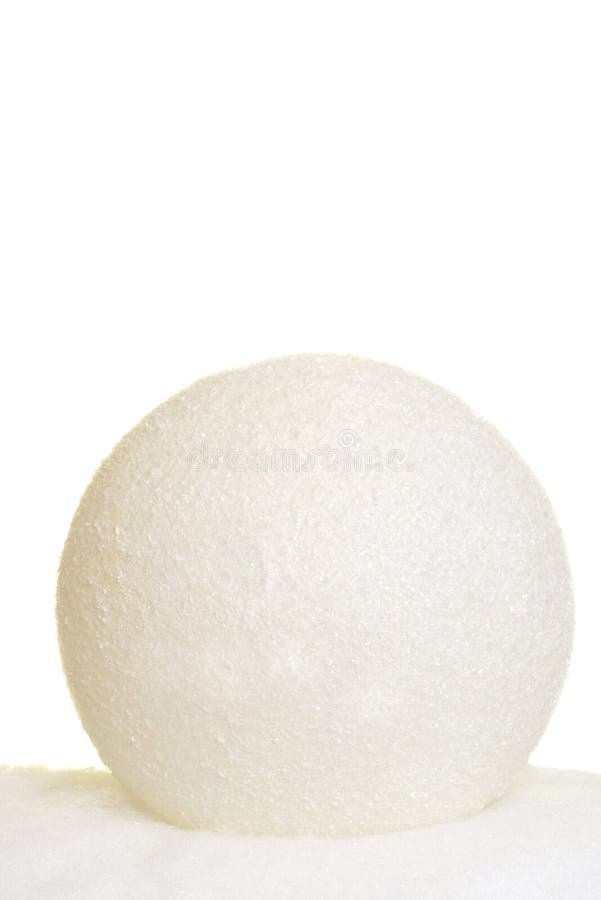 Closeup of snowball stock photo. Image of winter, snow - 47128936
