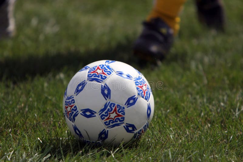 NCAA College Soccer Ball on Grass Field Editorial Stock Image - Image ...