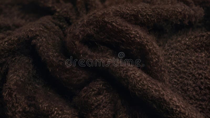 Closeup of Soft Brown Fuzzy Fabric Texture Detailed Stock Image - Image ...