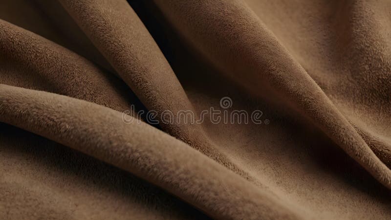 Closeup of Soft Brown Microfiber Fabric Texture Stock Illustration ...