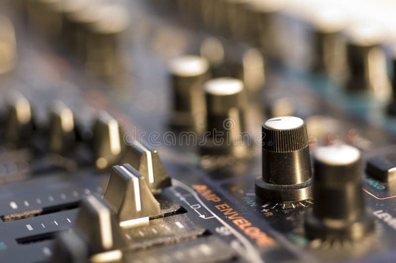 Closeup of Sound Module stock image. Image of instrument - 4211779