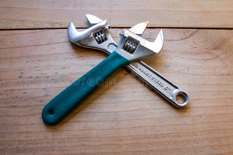 Closeup of the 2 spanner stock photo. Image of abstract - 54063596