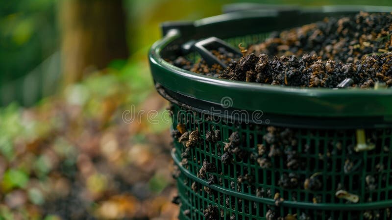 A Closeup of the Specialized Filter System within the Composter ...