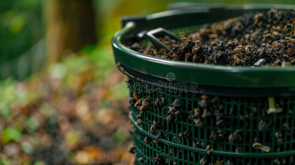 A Closeup of the Specialized Filter System within the Composter ...