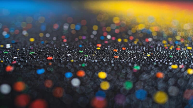 A Closeup of a Speckled Plastic Panel with Tiny Dots of Varying Shades ...