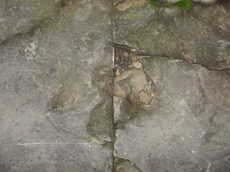 Closeup Split, Cracked Layers of Old Masonry, Limestone. Facing Plates ...