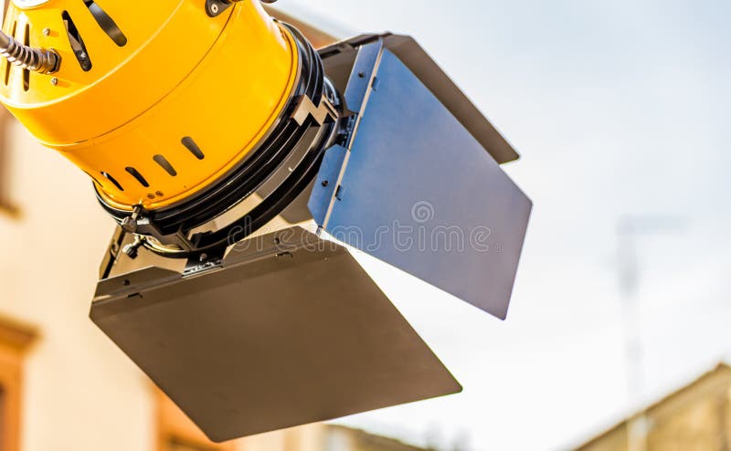 Spotlight stock photo. Image of design, closeup, yellow - 126209468