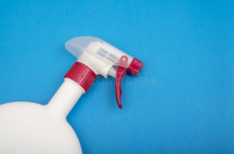 Closeup of Spray Bottle Nozzle - Cleaning Theme Banner Stock Photo ...