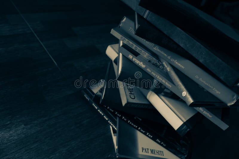 Stack Of Textbooks Sat