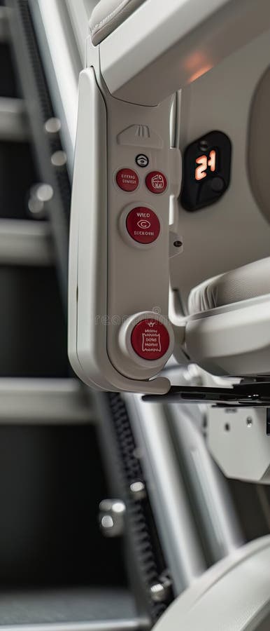 Closeup of a Stairlifts Control Panel Focusing on the Userfriendly ...