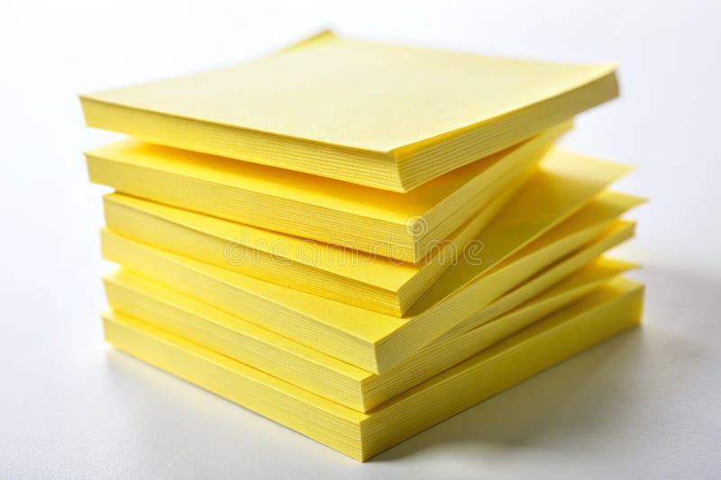 CloseUp Sticky Note a Business Reminder or Creative Idea in a Modern ...