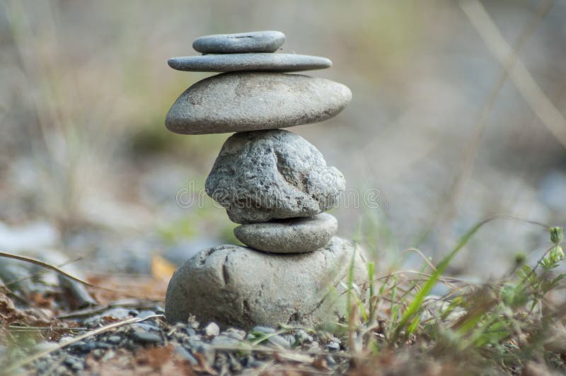 Stones Balance on Blurred Background Stock Photo - Image of concept ...