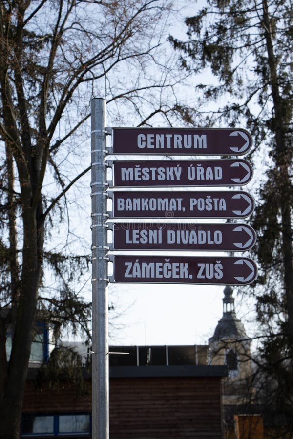 Street Sign with the Direction Towards MRT and Bus Interchange in ...