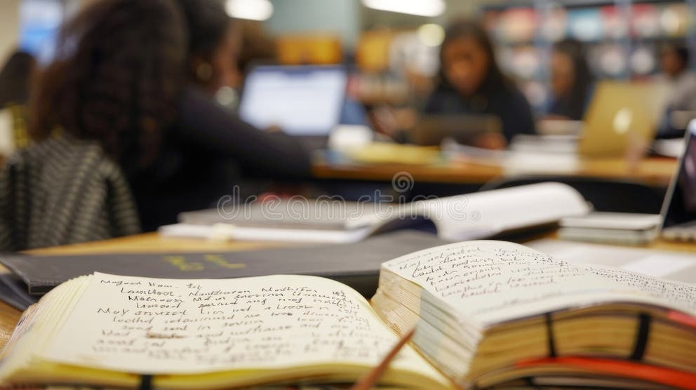 A Closeup of a Students Handwritten Notes Filled with Annotations and ...
