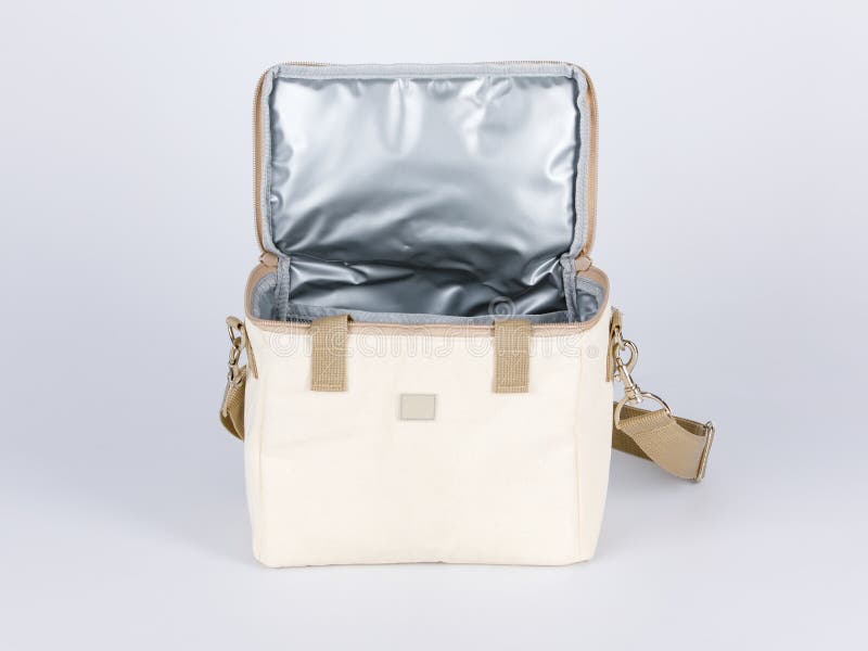 Closeup Studio Shot Opening Showing Inside Compartments of ...