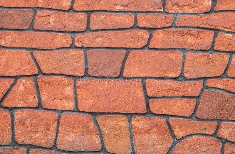 Closeup Surface Brick Pattern at Beautiful Brick Wall Textured ...