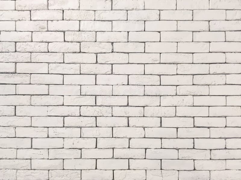 Closeup Surface Brick Pattern at Old Cream Color Stone Brick Wall ...