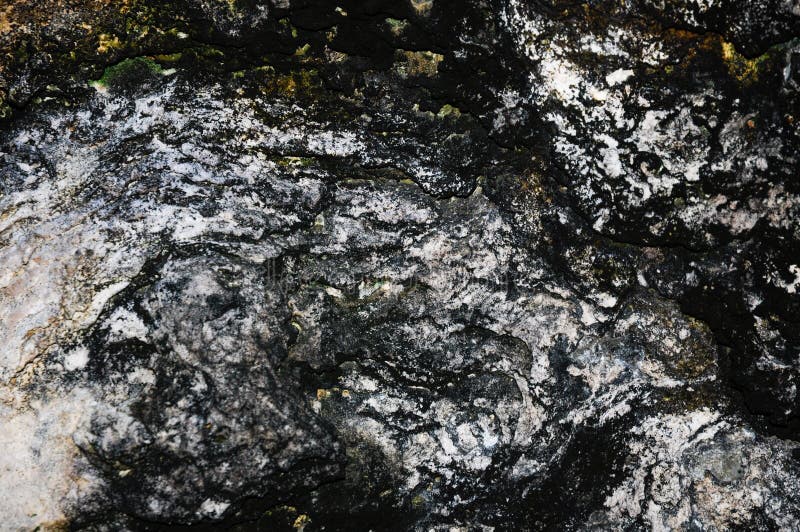 Closeup of the Surface of a Rough, Shiny Rock Stock Photo - Image of ...