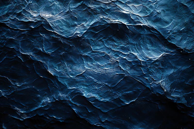 A Closeup of the Surface Texture Under Water, with Ripples and Waves ...
