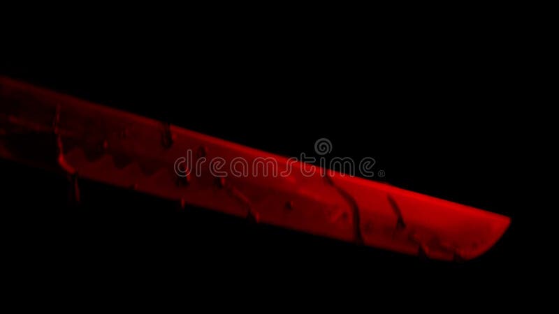 Sword Drips Blood in Red Light Stock Footage - Video of medieval ...