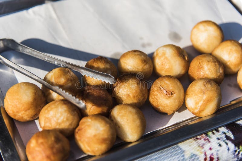 Takoyaki Japanese Snack Food Popular Street Food in Osaka Dotonbori ...
