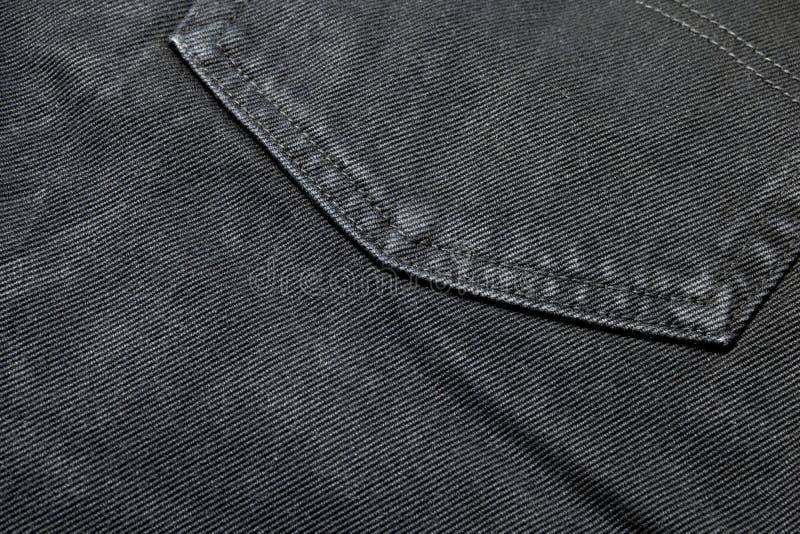Closeup Texture of Back Pocket Blue Denim Jeans Stock Image - Image of ...