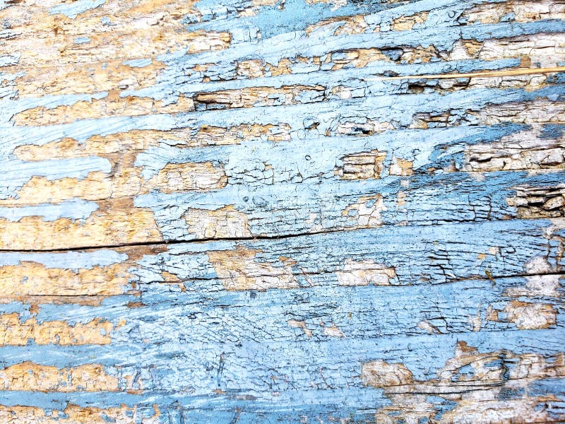Closeup Texture Blue Wooden Post Stock Photo - Image of leaf, wood ...