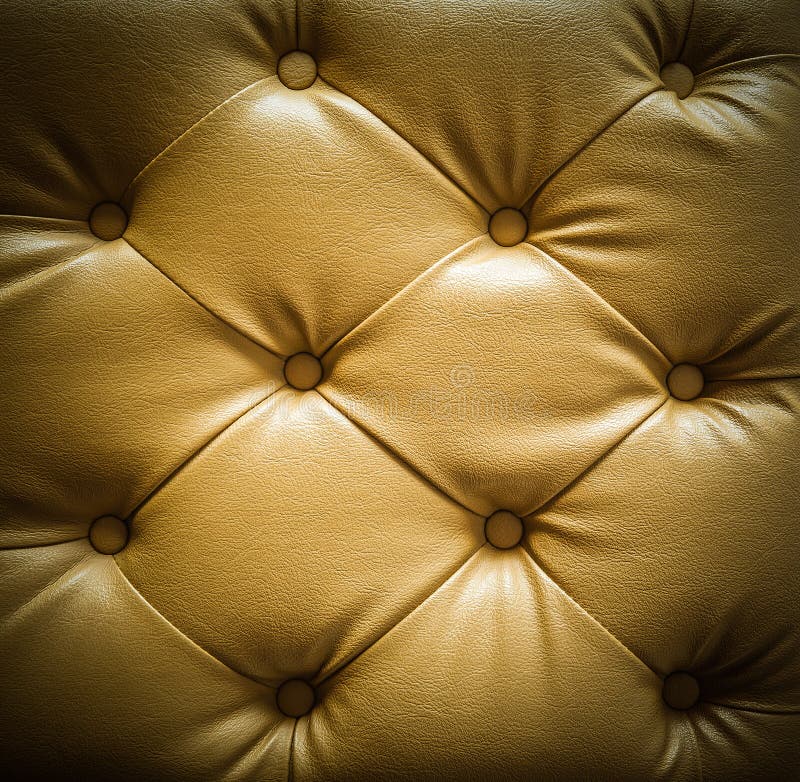 Closeup Texture Brown Leather Sofa Pattern Stock Photo - Image of ...