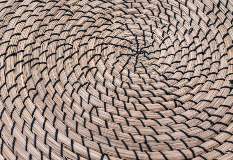 Woven Wicker Seamless Pattern Wooden Partition Stock Image - Image of ...